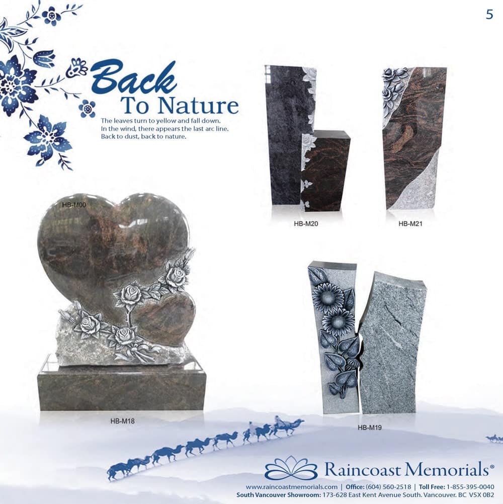Sculptured Monuments Gallery - Raincoast Memorials