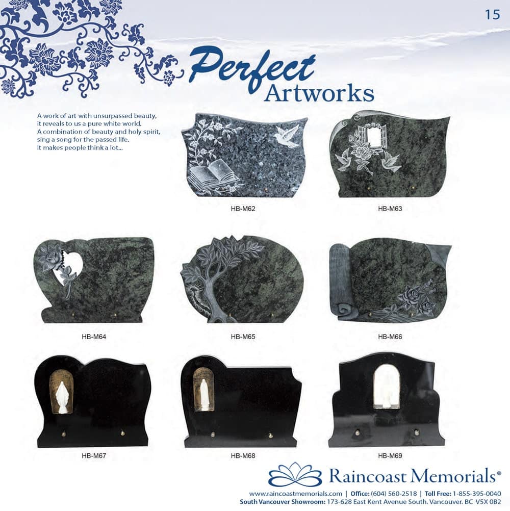 Sculptured Monuments Gallery - Raincoast Memorials
