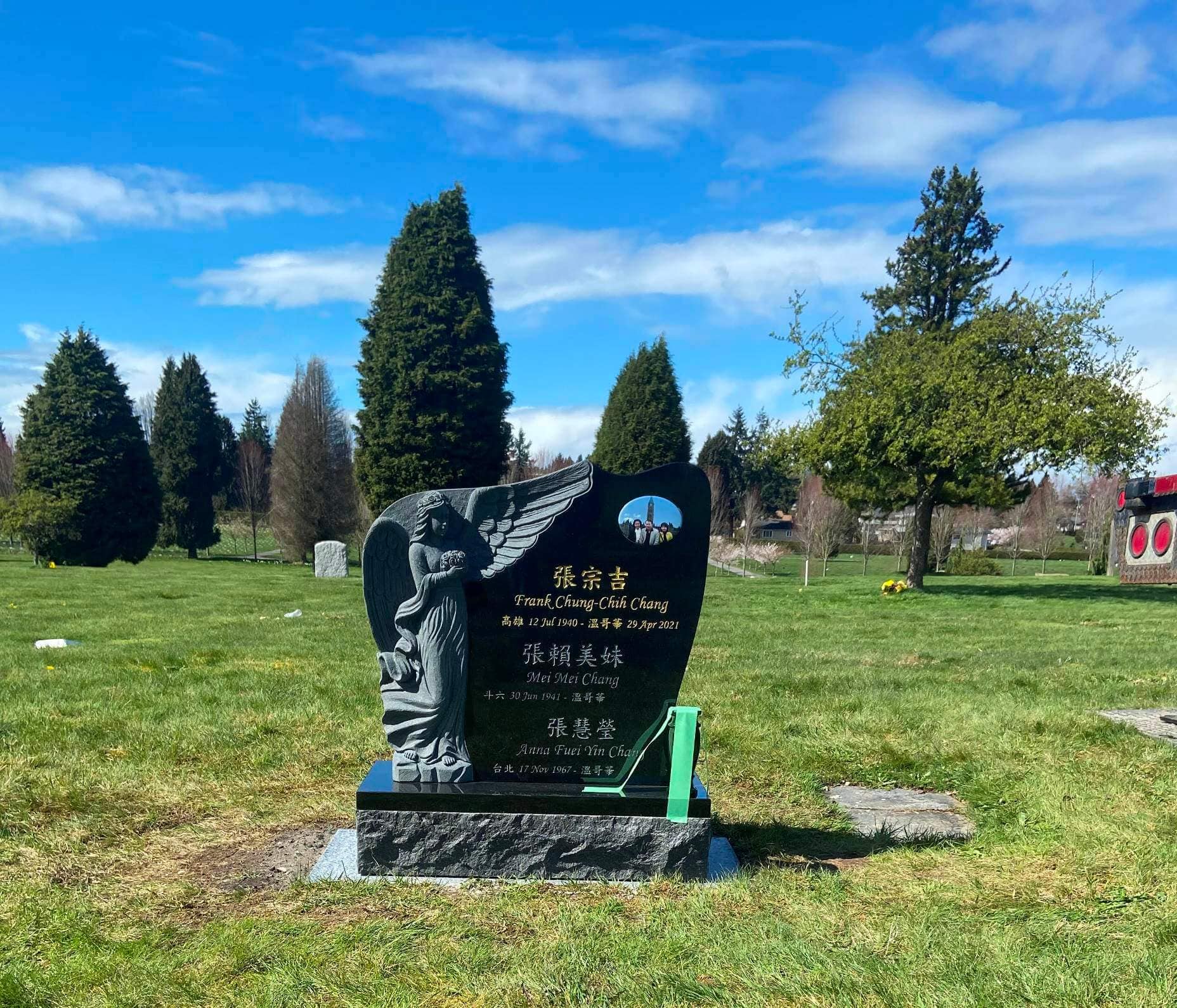 Granite Upright Markers & Monuments Gallery - Raincoast Memorials